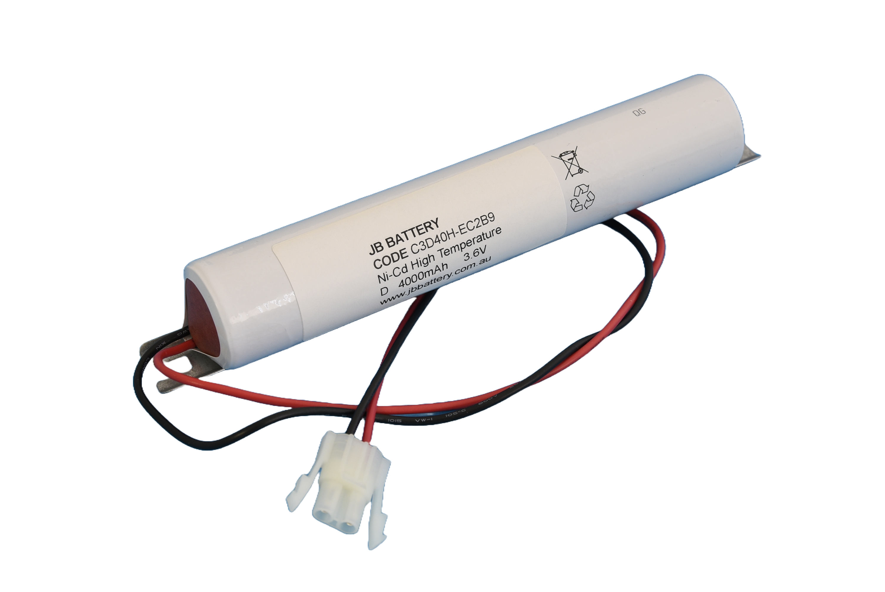 Emergency Light Battery C3D40H-EC2B9 – Ni-CD High Temperature 3.6V 4.0 ...